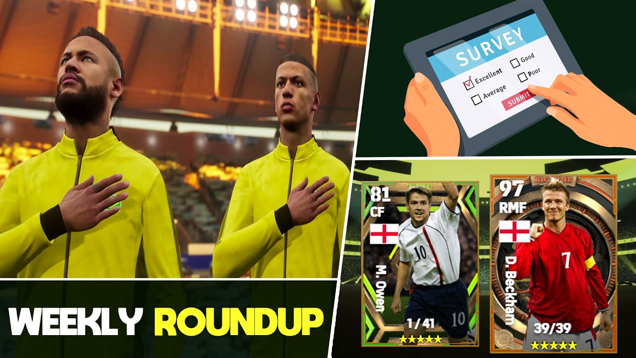 eFootball 2023 | WEEKLY ROUNDUP - GAMEPLAY SURVEY, EVENTS & EPICS - YouTube