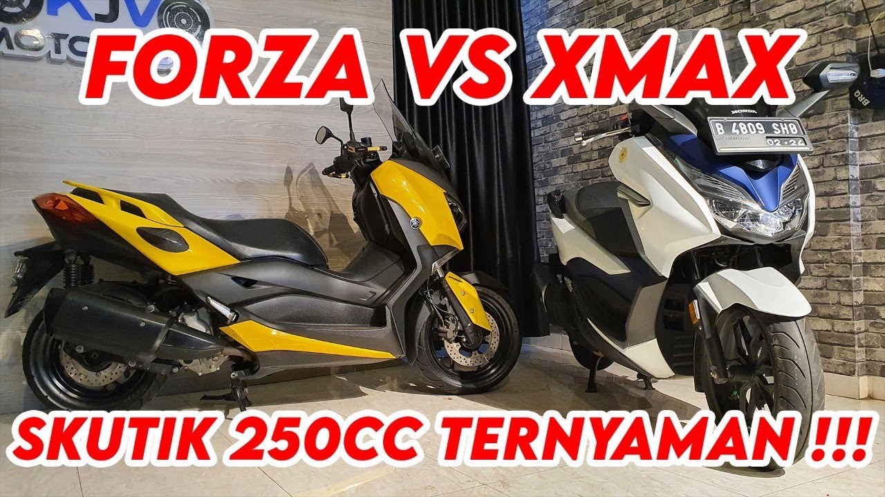 HONDA FORZA VS YAMAHA XMAX - MATIC 250CC TERNYAMAN!!! - YouTube