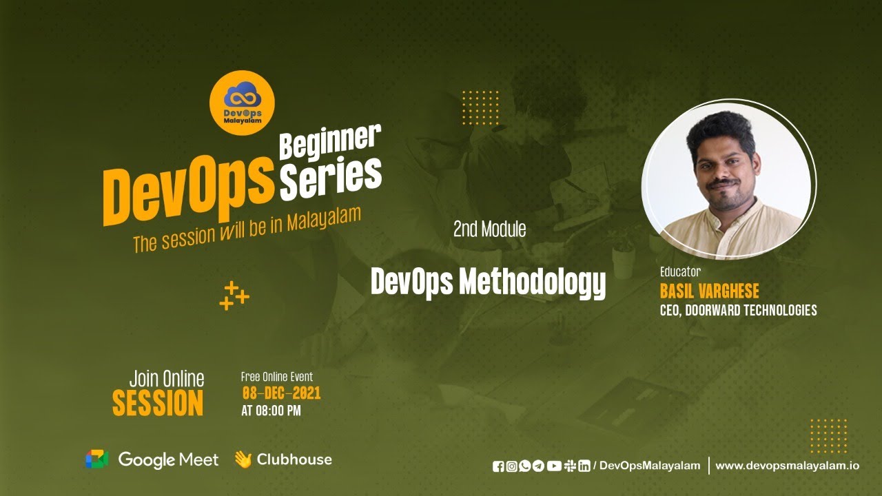 DEVOPS methodology #azure #cloud #devops #devopsmalayalam #clubhouse | Devops malayalam - YouTube