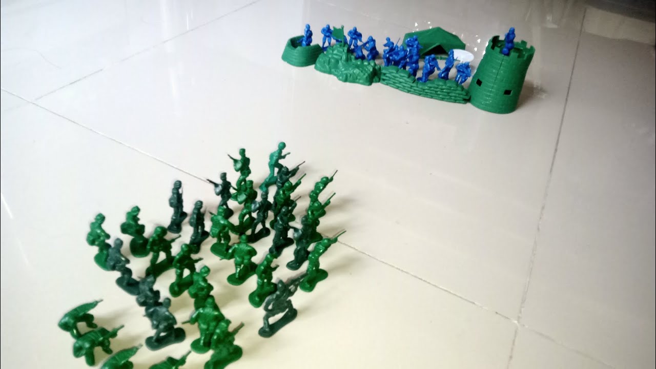 GREEN VS BLUE|Army men stop motion|Psxf_10YT - YouTube