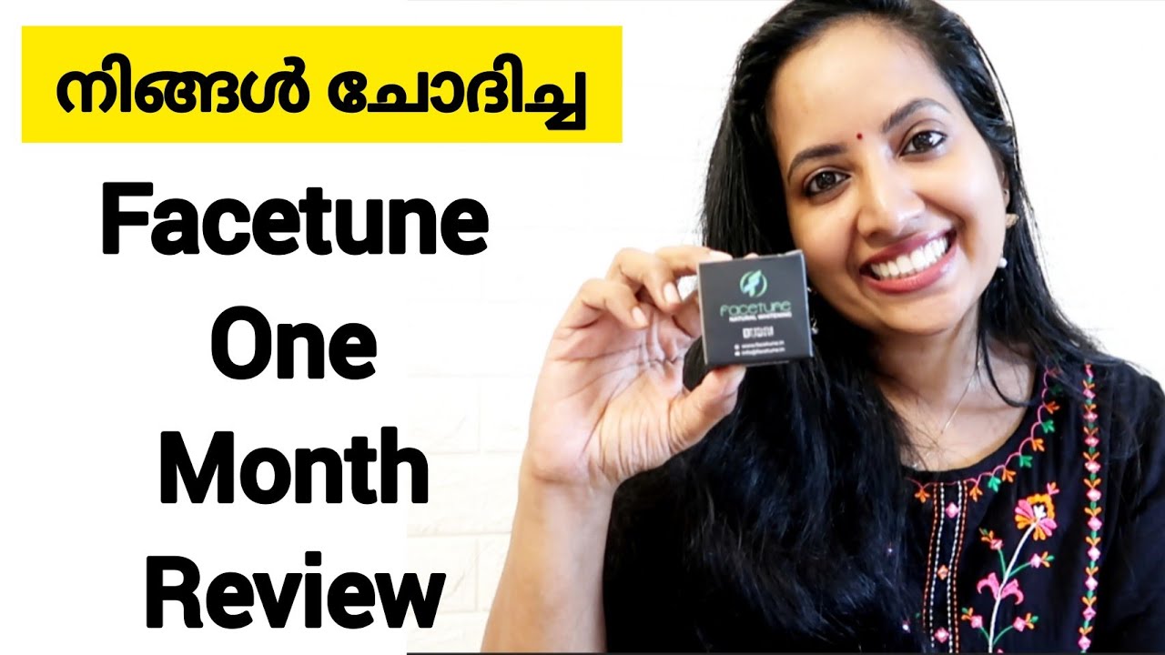 FaceTune One Month Review || Malayalam || Face Whitening Cream ...