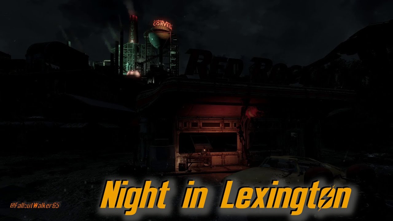 Fallout 4: Night in Lexington [Ambience, Relaxing, Music] - YouTube