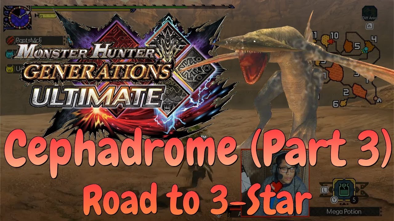Monster Hunter Generations Ultimate - 2-Star Key Quests - Cephadrome ...