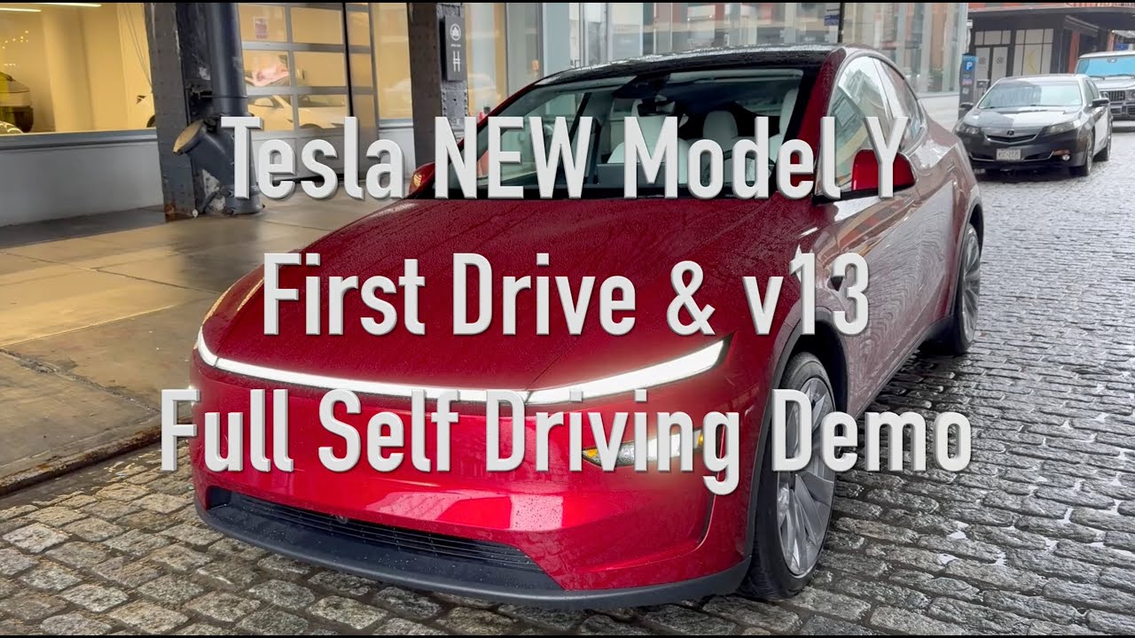 Driving the NEW Tesla Model Y and Testing FSD v13 in New York City ...