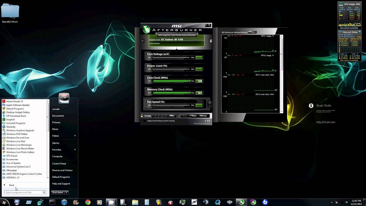 How to use msi afterburner overlay - lordgilit