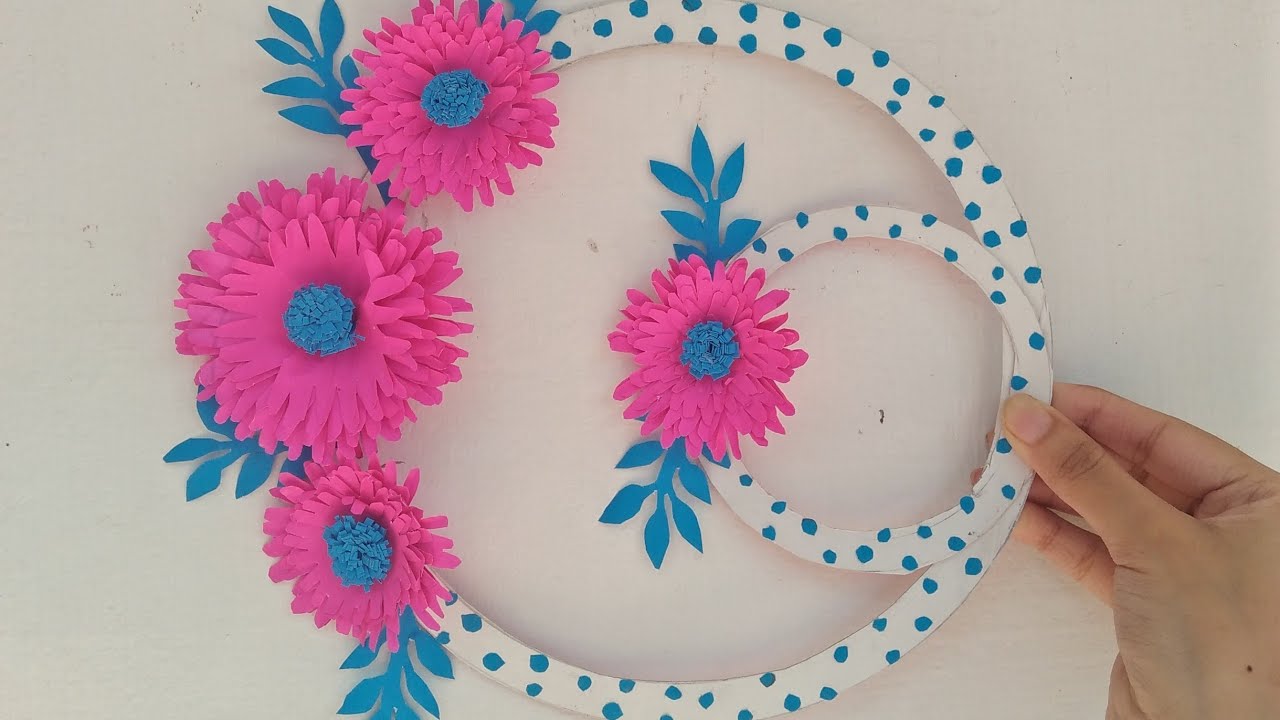 Simple home decor / DIY wall hanging /handmade paper craft/ tricky ...