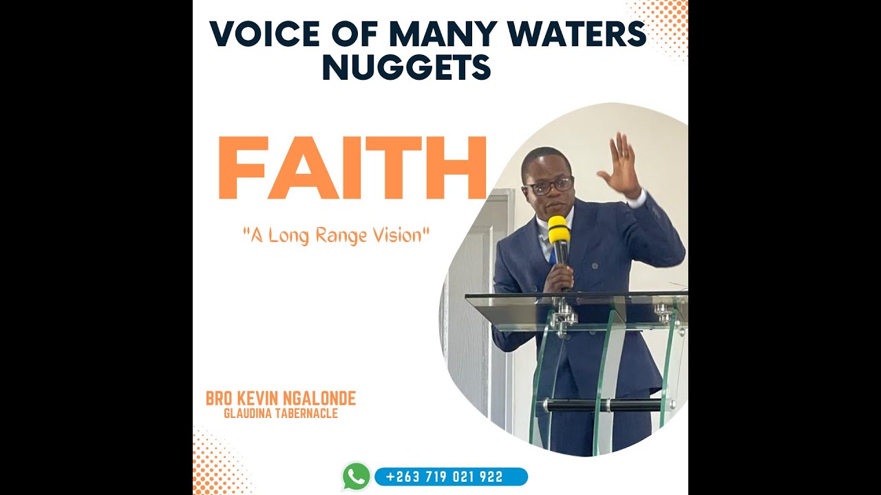 Faith Is A Long Range Vision : Voice Of Many Waters Nuggets - YouTube