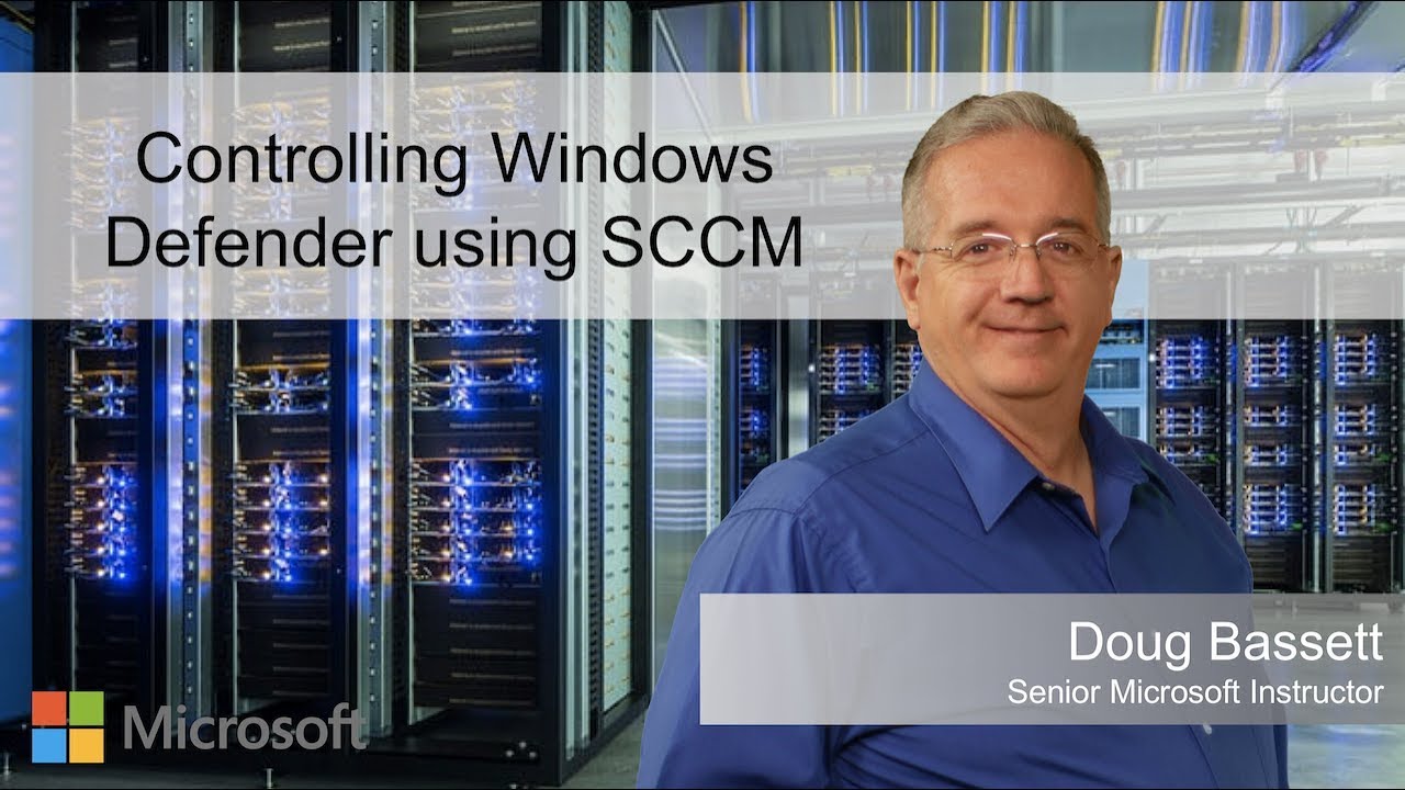 Controlling Windows Defender using SCCM - YouTube