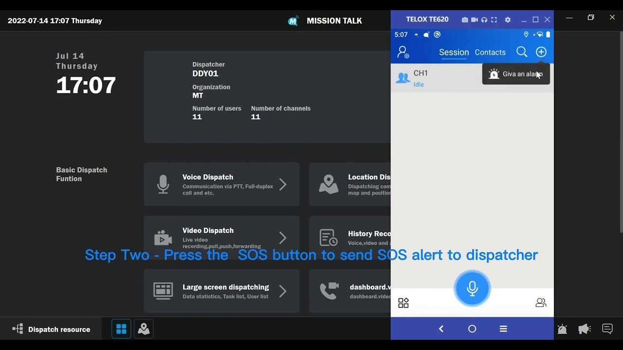 How to trigger SOS alert - YouTube