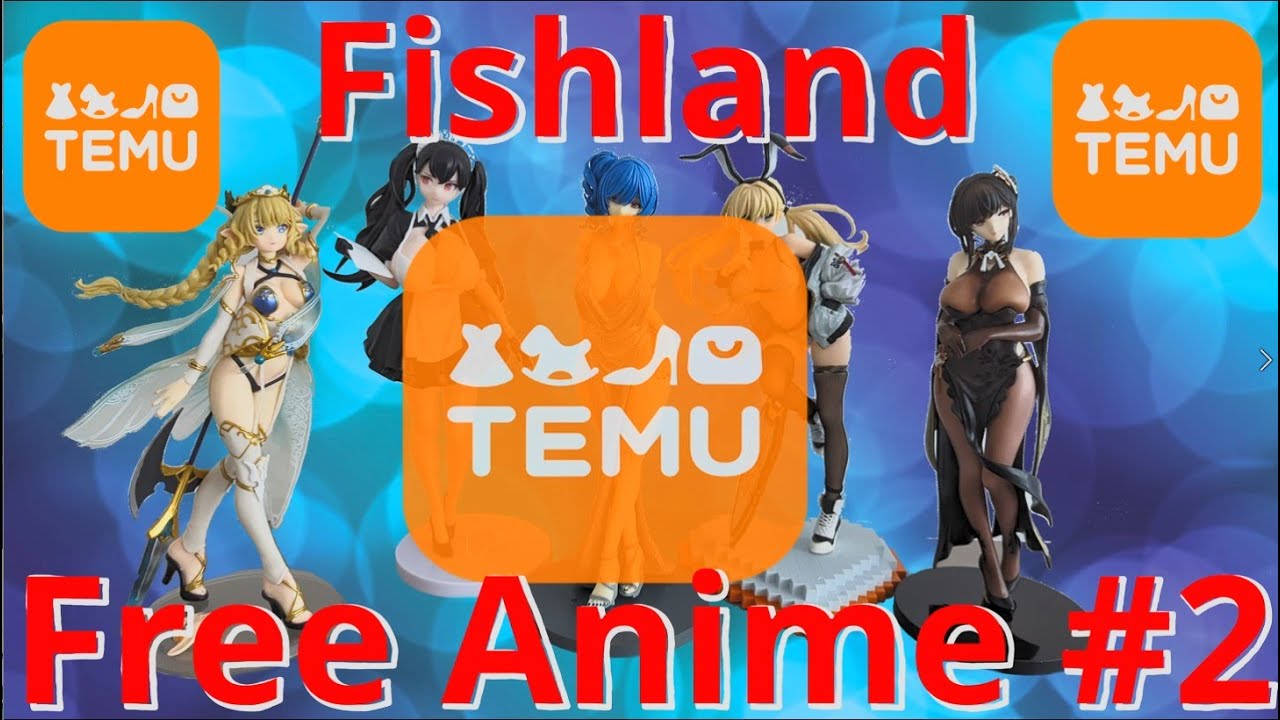 Temu Fishland Is it worth playing? Free Anime unboxing. - YouTube