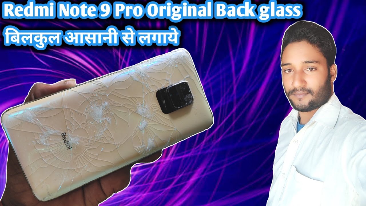 Redmi Note 9 Pro Back Glass replacement | note 9 pro max back glass ...