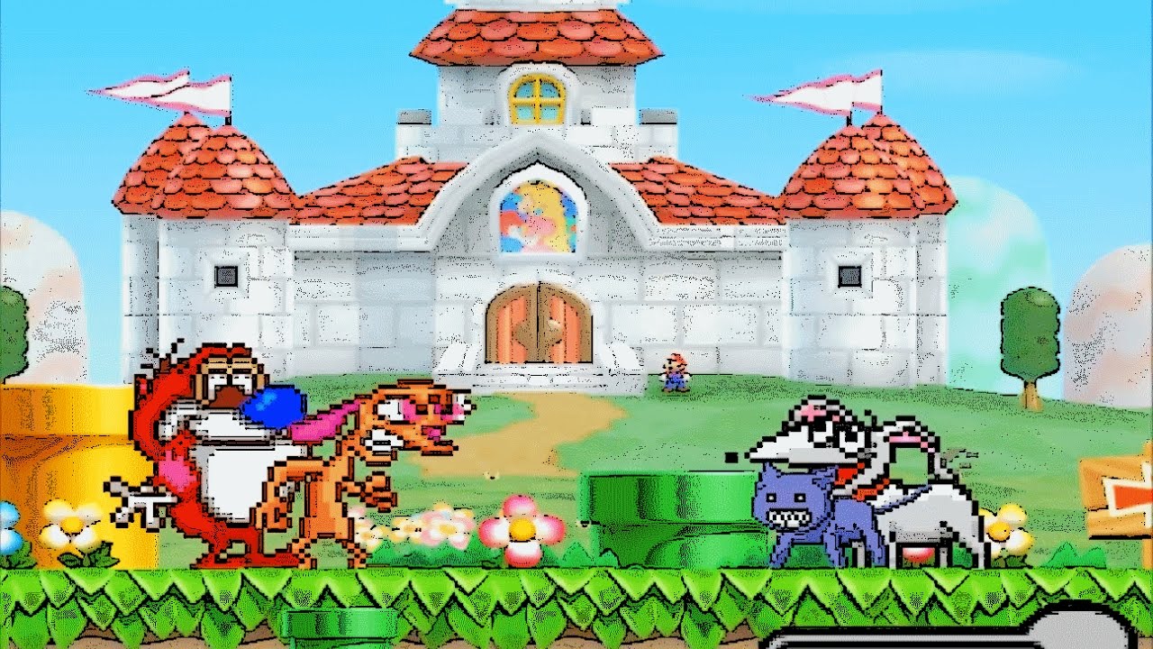 Mugen : Ren Hoek & Stimpy Vs Kamineko & Family Dog (Request) - YouTube