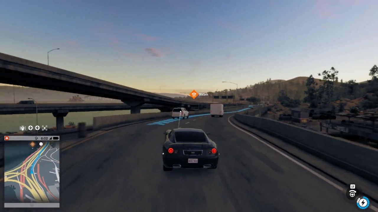 Watch Dogs 2 - Realistic California Driving! (Crazy GPS Path) - YouTube