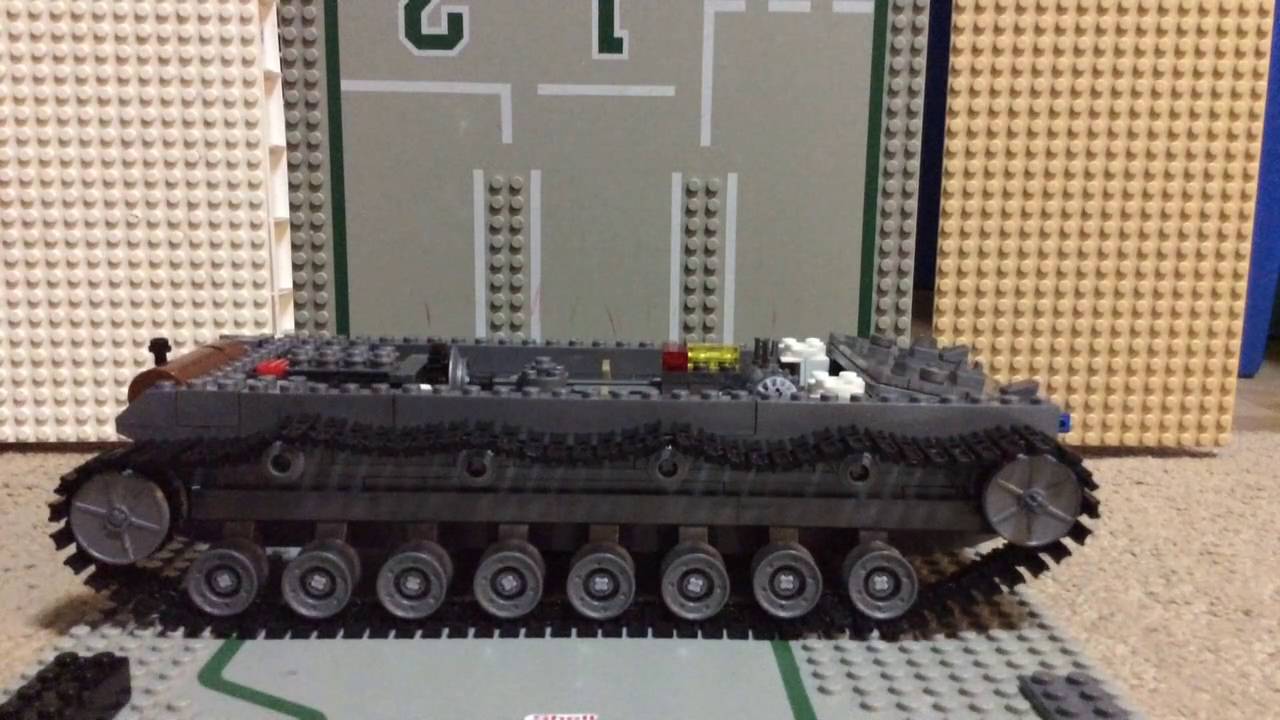 Lego like Kazi panzer 4 tank stop motion build - YouTube