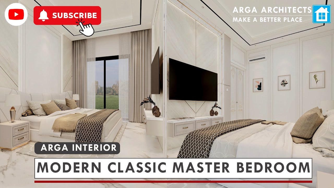 Interior Master Bed room perumahan Villa aster semarang, Design & build ...