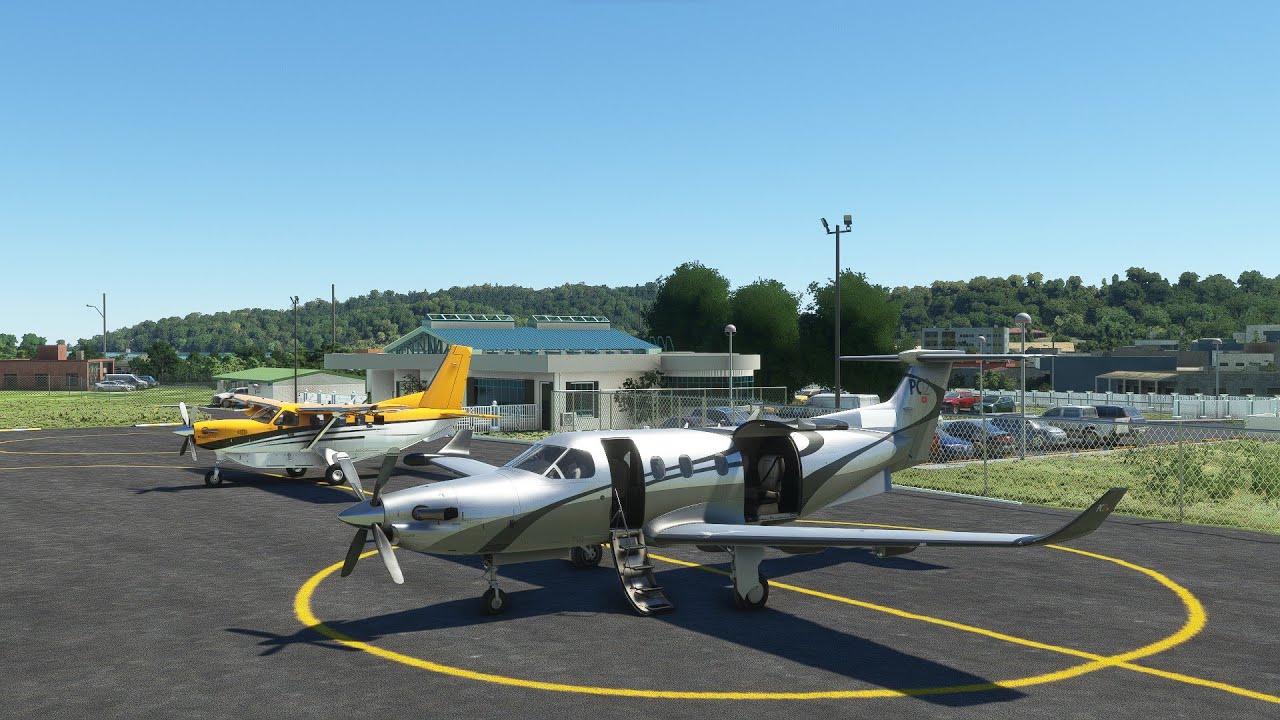 PC12 LANDING TJCP - YouTube