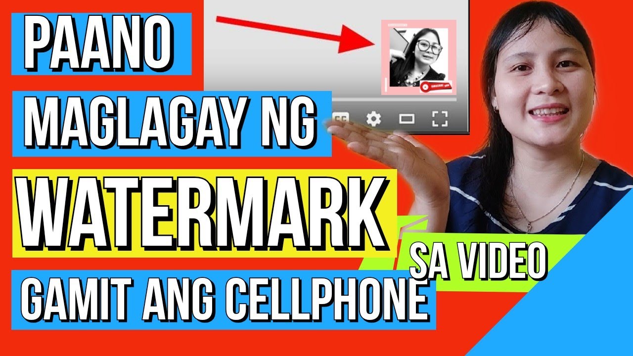 PAANO MAGLAGAY NG BRANDING WATERMARK SA VIDEO GAMIT ANG CELLPHONE - YouTube