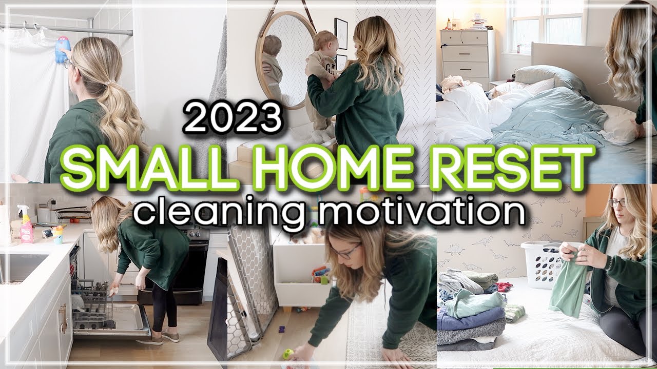 MORNING RESET ROUTINE 2023 / WHOLE HOUSE RESET CLEAN WITH ME / STAY AT ...