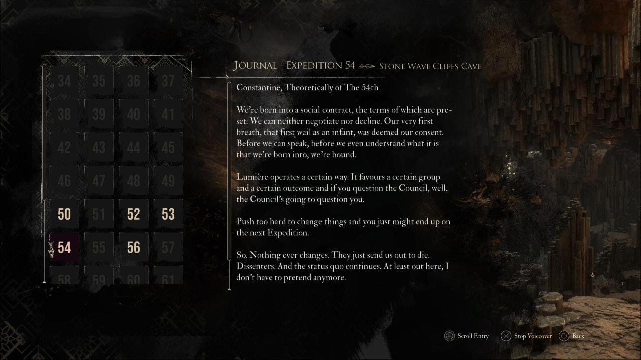 Clair Obscur Expedition 33 Journal location of Expedition 54 in ...