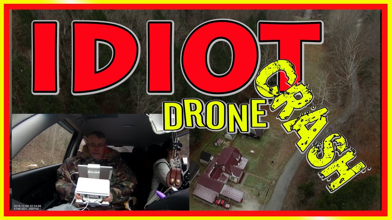 Idiot Flying Drone Crashes and Loses my Camera and Gimbal 4K - YouTube