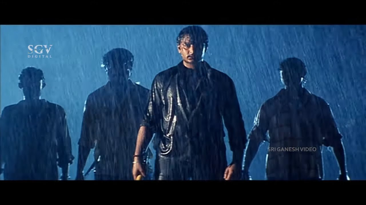Darshan Takes Revenge On Family Death | Kalasipalya Kannada Movie ...