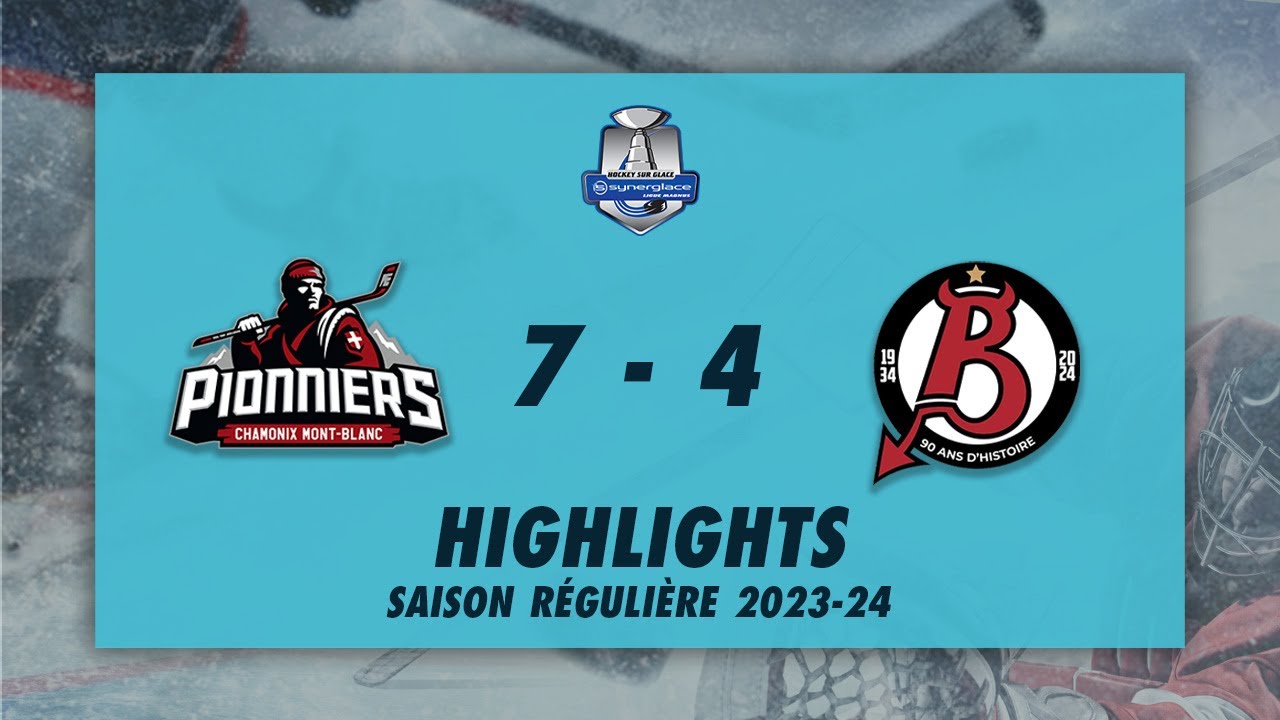 Pionniers de Chamonix 7-4 Diables Rouges de Briançon - Highlights ...