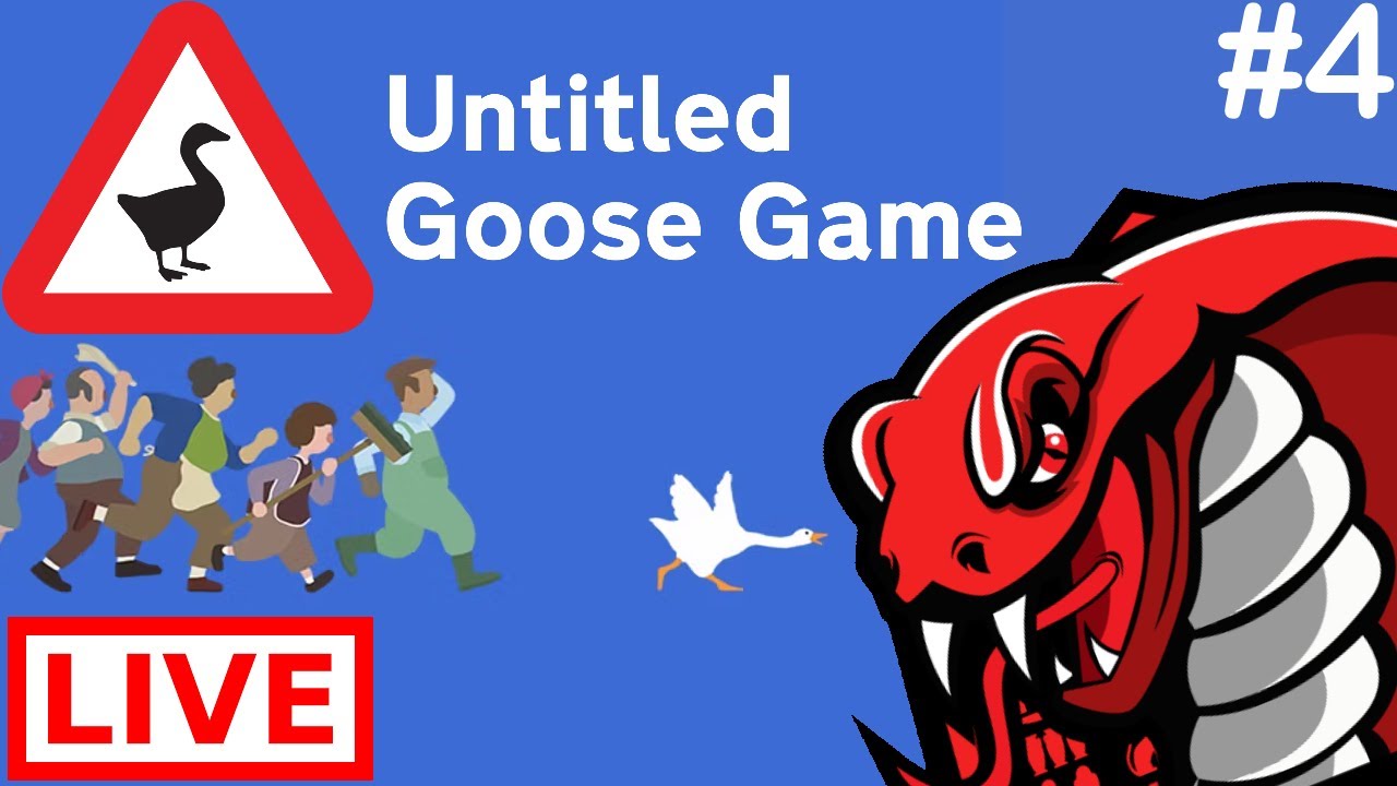 Untitled Goose Game Live Stream Part 4 - Stealing the Bell! - YouTube