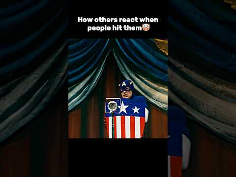 Superheroes getting hit by crowds