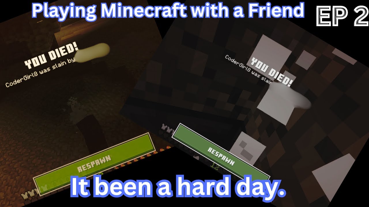 Playing Minecraft with Friends - EP 2 - It's been a LONG DAY #gaming # ...