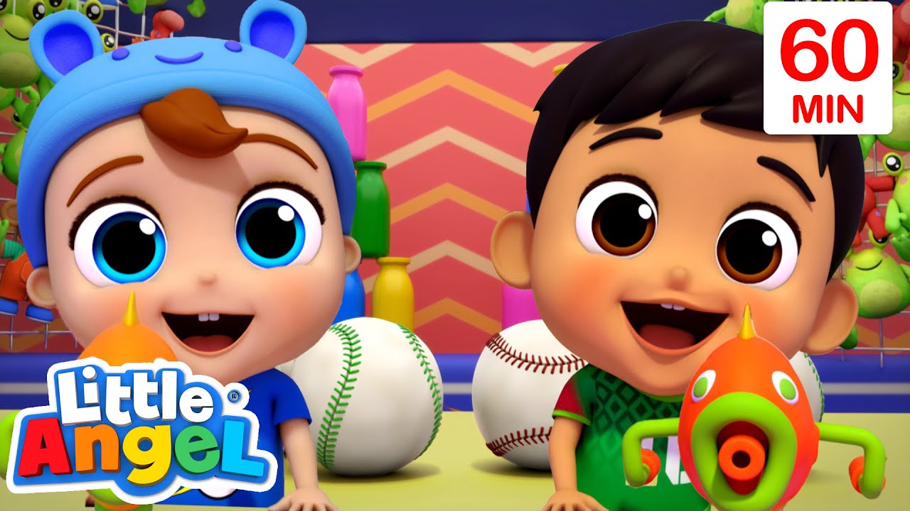 Carnival Game Competition | Little Angel - Sports & Games Cartoons for ...