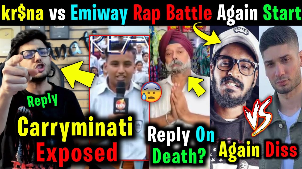 Carryminati Yalgaar Copied - EXPOSED 😳, Krsna vs Emiway Again, Jatt ...