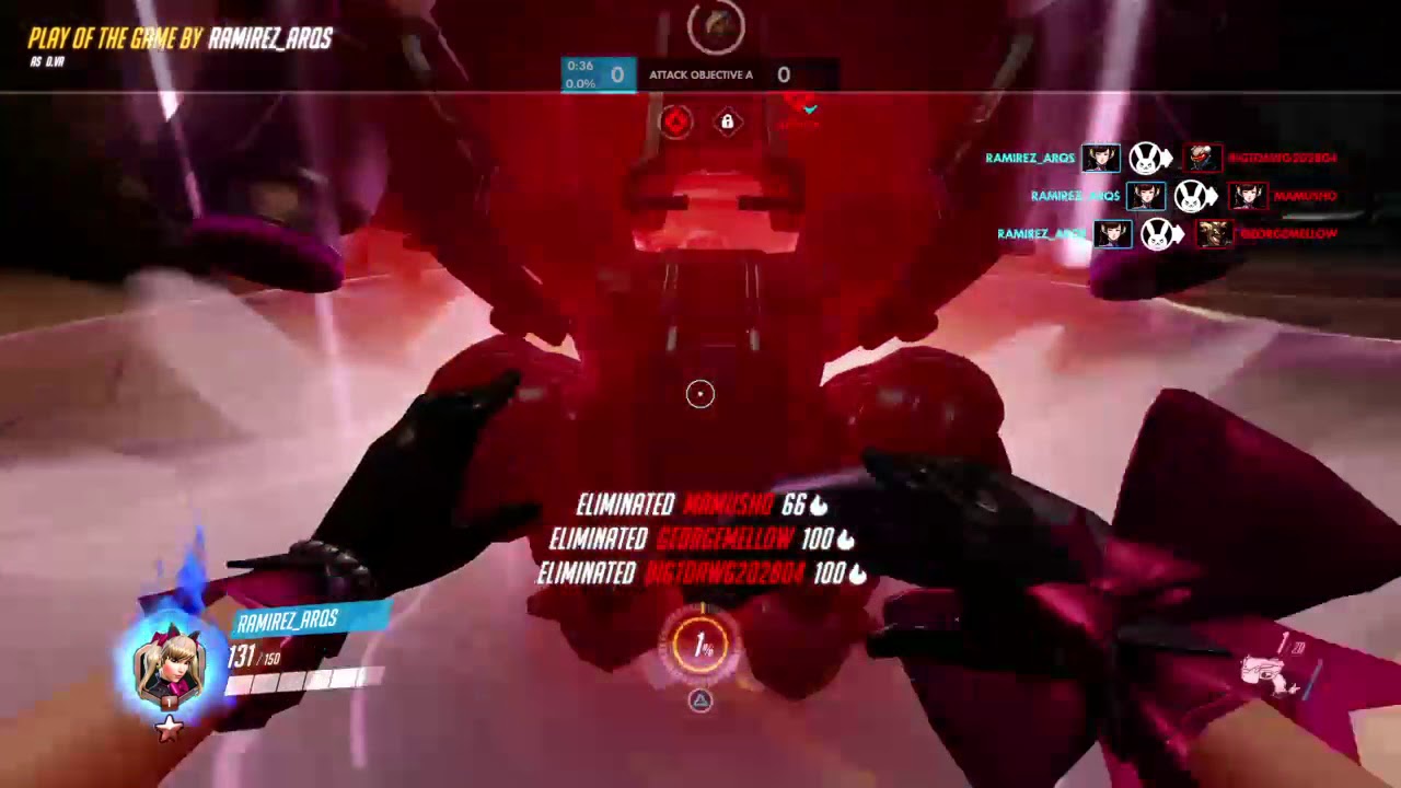 From downtown!!! Overwatch | Dva Gameplay - YouTube
