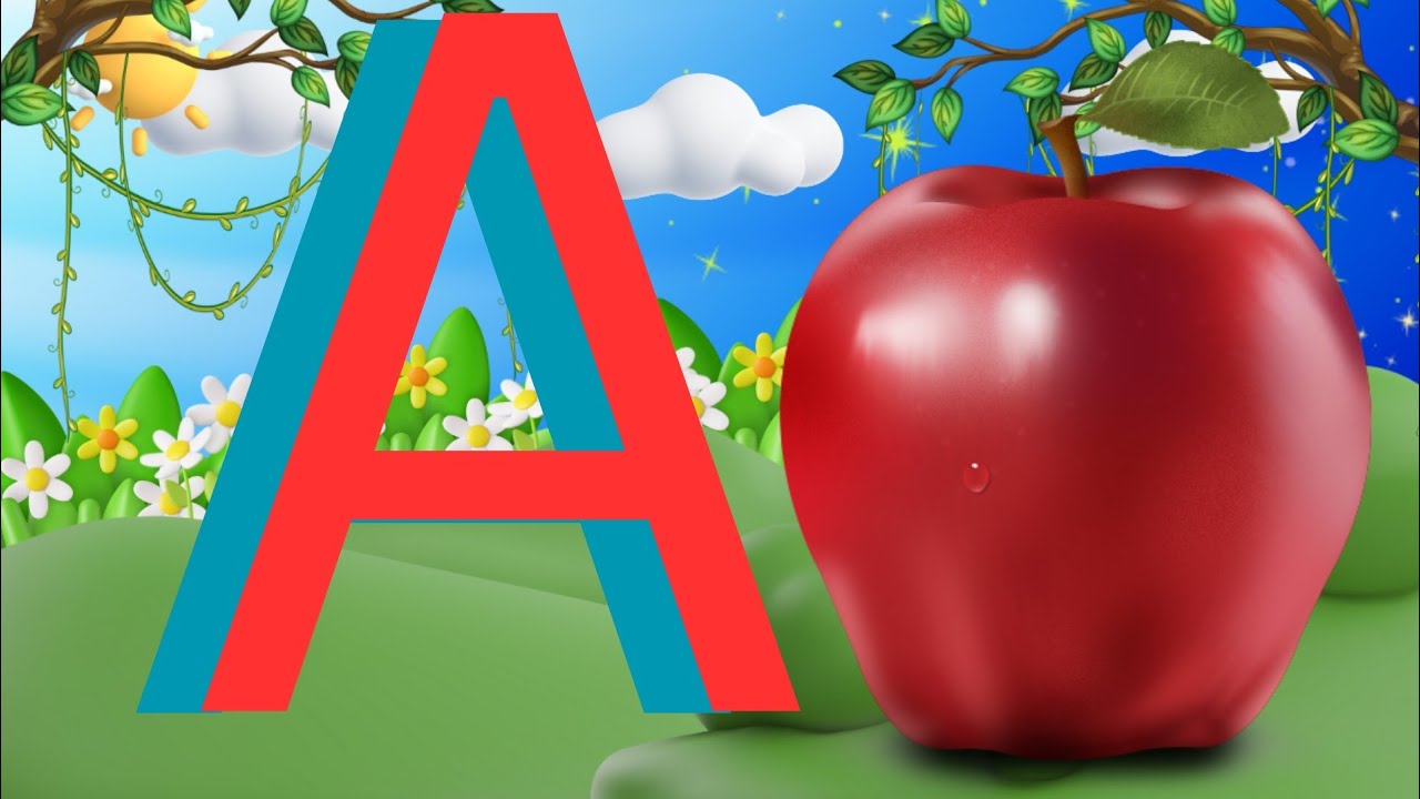 "a for apple | Red colour car | abc Phonic Song " - YouTube