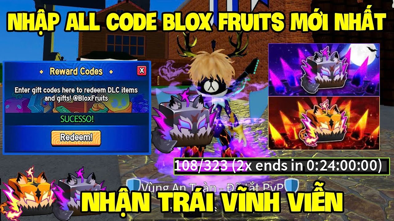 16 Code Blox Fruit x2 Exp Mới Nhất Và Nhận 25M Beli Miễn Phí Còn Nhập ...