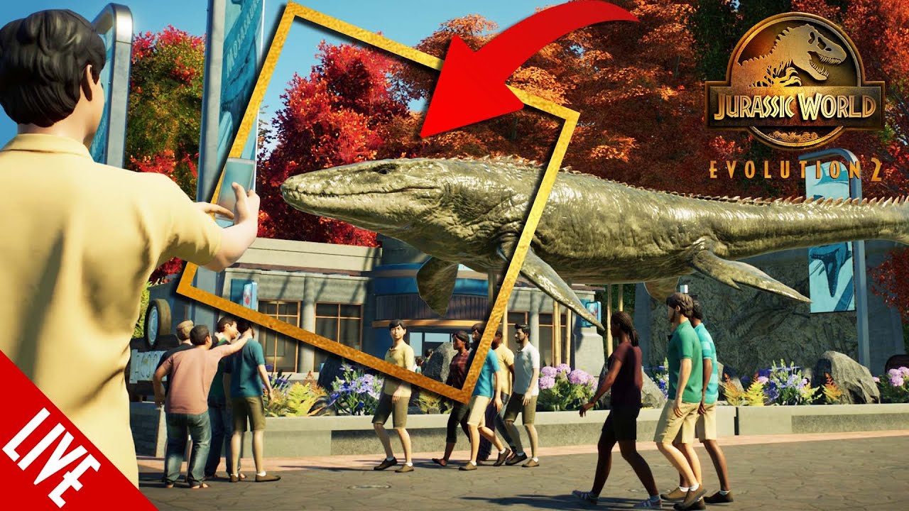 ALL LAGOON PARK: Adding "animatronics" | Jurassic World Evolution 2 ...