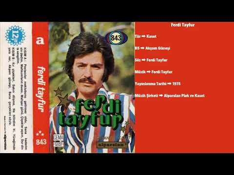 Ferdi Tayfur | Akşam Güneşi (Kaset) Alparslan Plak ve Kaset - 843 (1975)