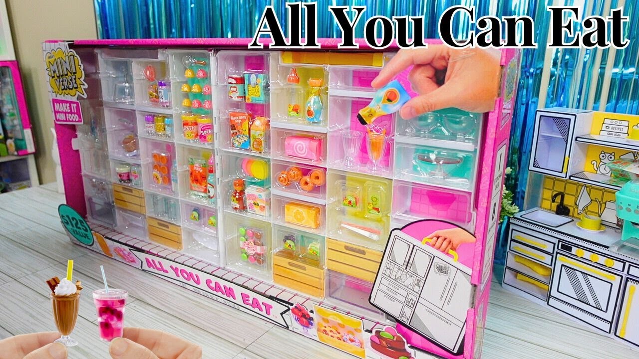 Unboxing and Review Miniverse All You Can Eat Super Set Adult Collector - YouTube