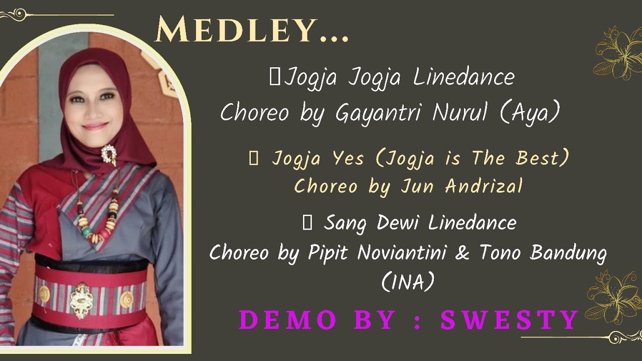 MEDLEY LINEDANCE || Jogja Jogja - Jogja Yes (Jogja Is The Best) - Sang ...