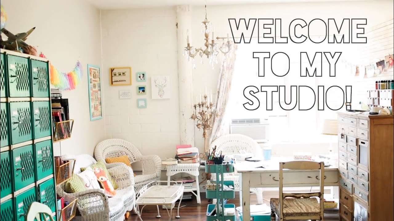 My Creative Corner Tour! - YouTube