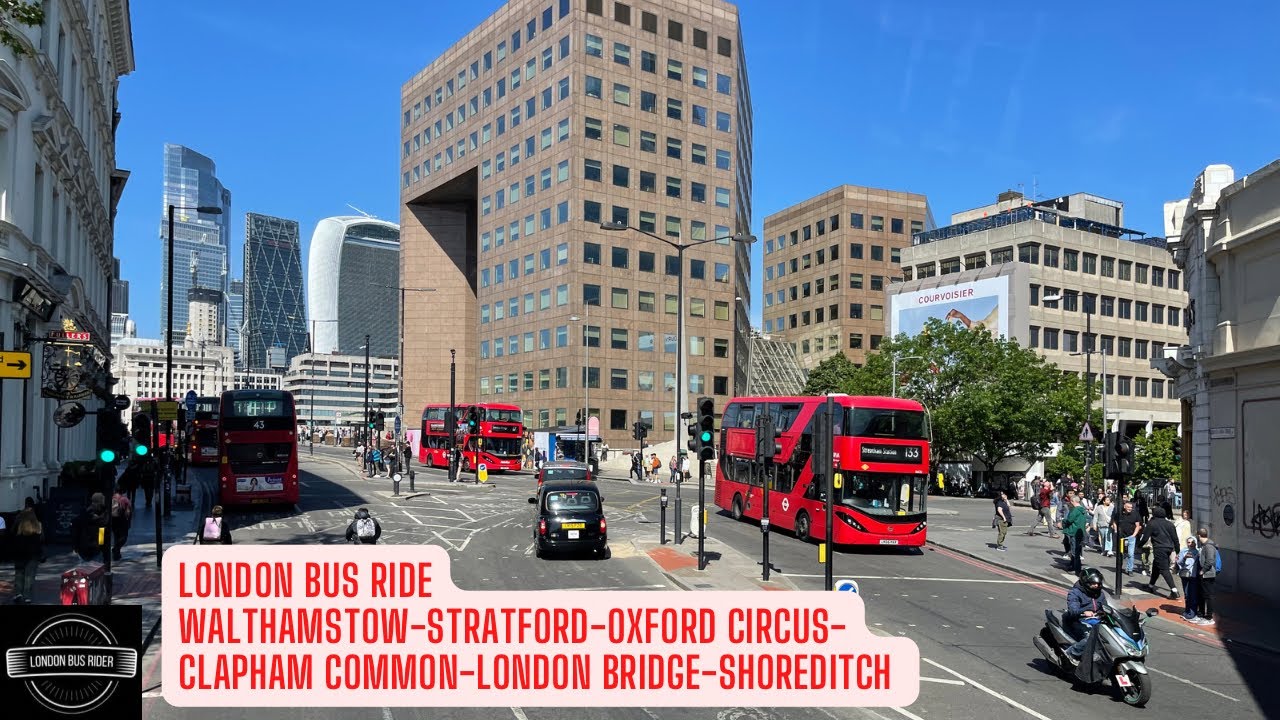 4K 60 FPS LONDON BUS Ride That You will enjoy Welcome aboard - YouTube