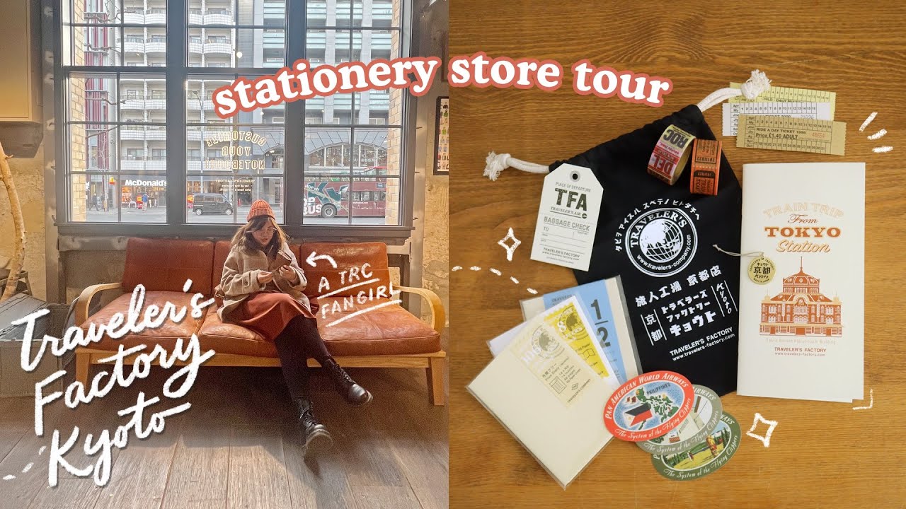 Traveler’s Factory Store Tour in Kyoto, Japan 🇯🇵 | Abbey Sy - YouTube
