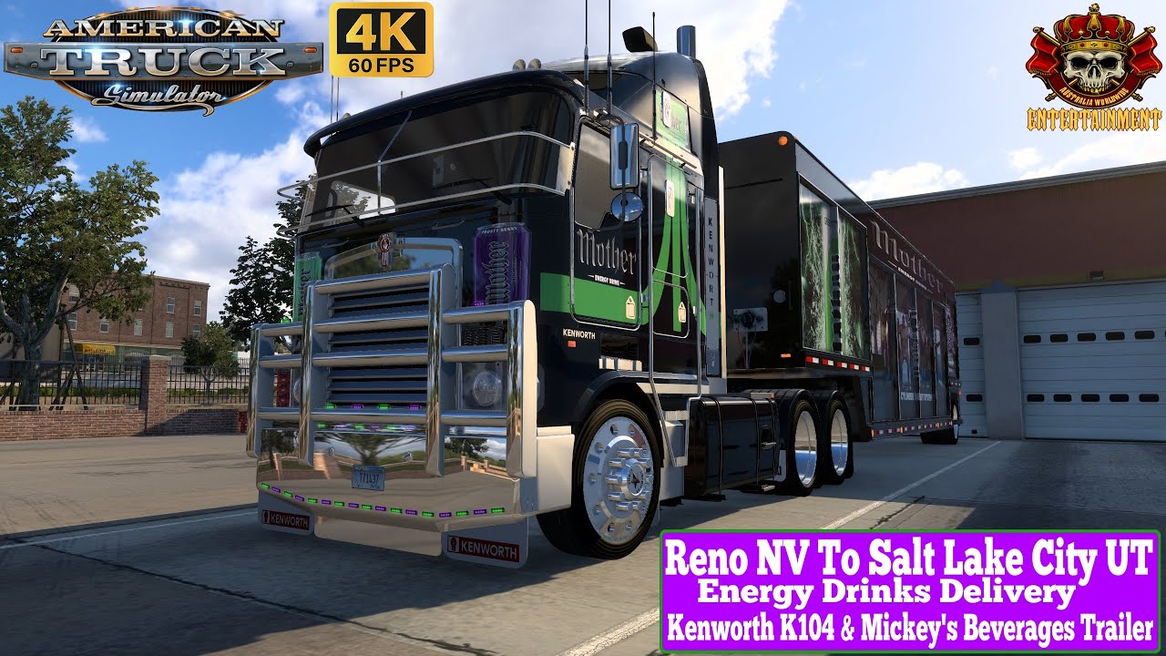 ATS 4K 1.50 | Reno NV To Salt Lake City UT | Kenworth K104 & Mickey's ...
