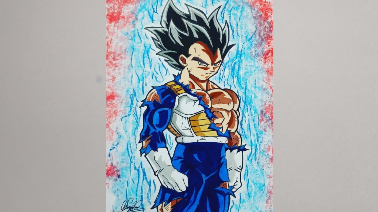 Drawing | Vegeta Ultra Instinct | - YouTube