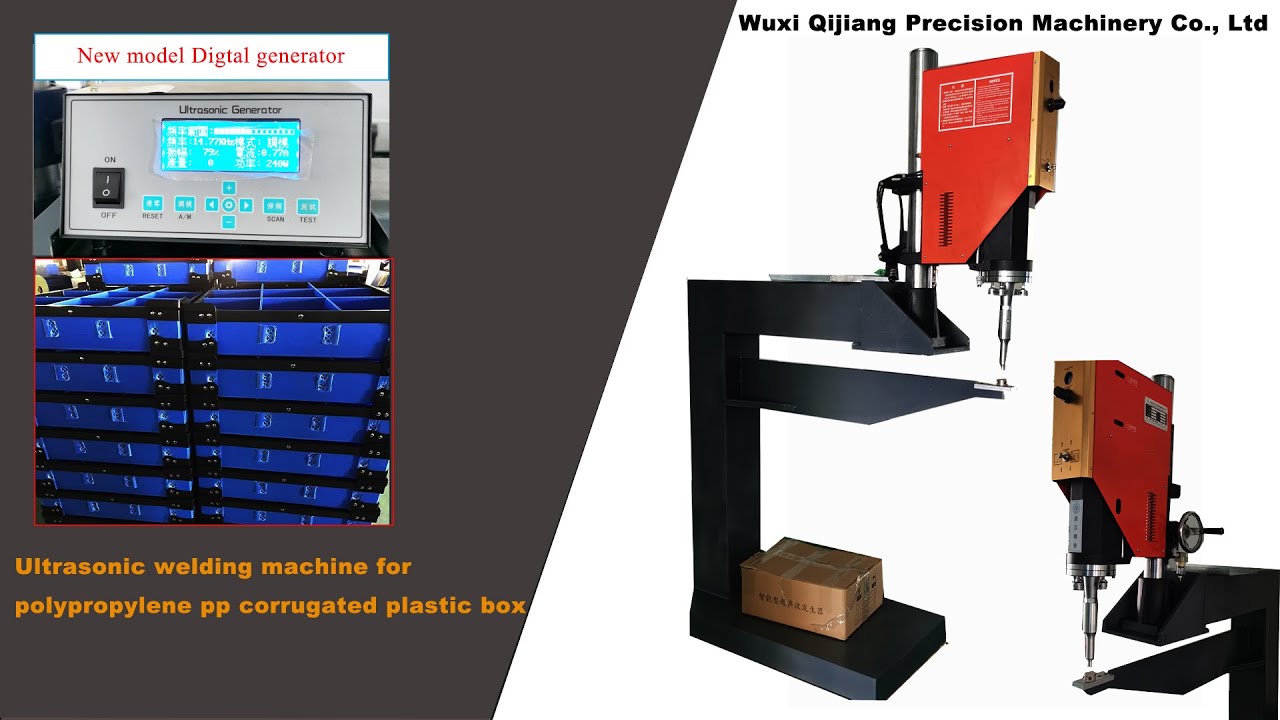 Ultrasonic welding machine for polypropylene pp corrugated plastic box ...