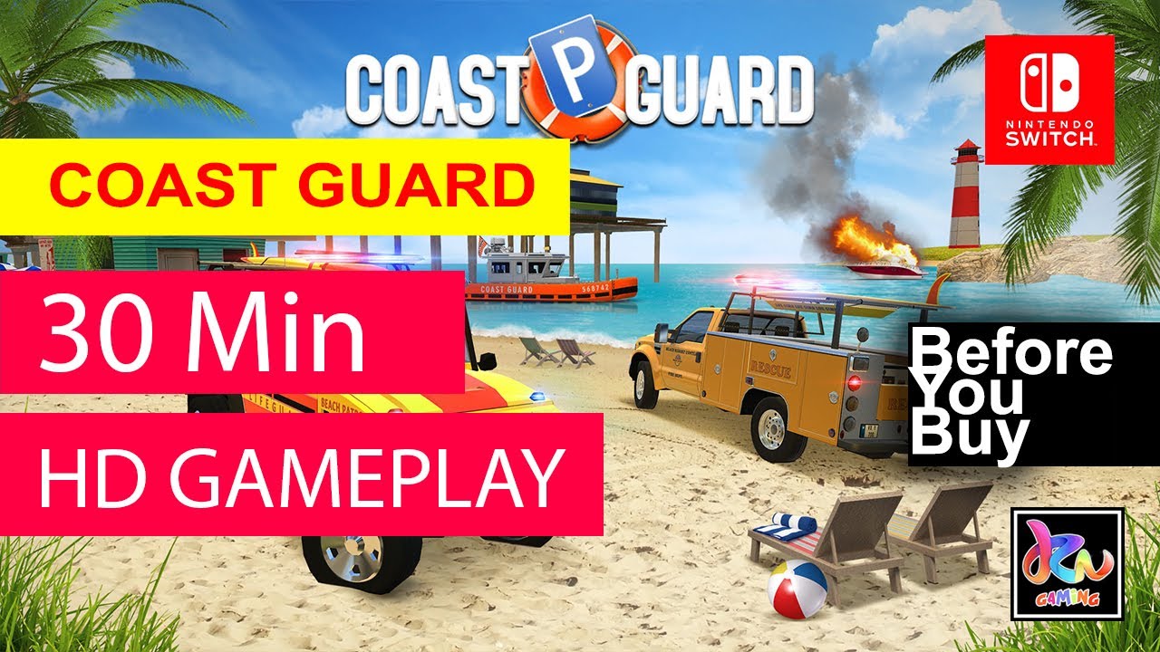 Coast Guard: Beach Rescue Team HD Gameplay (Nintendo Switch) - YouTube