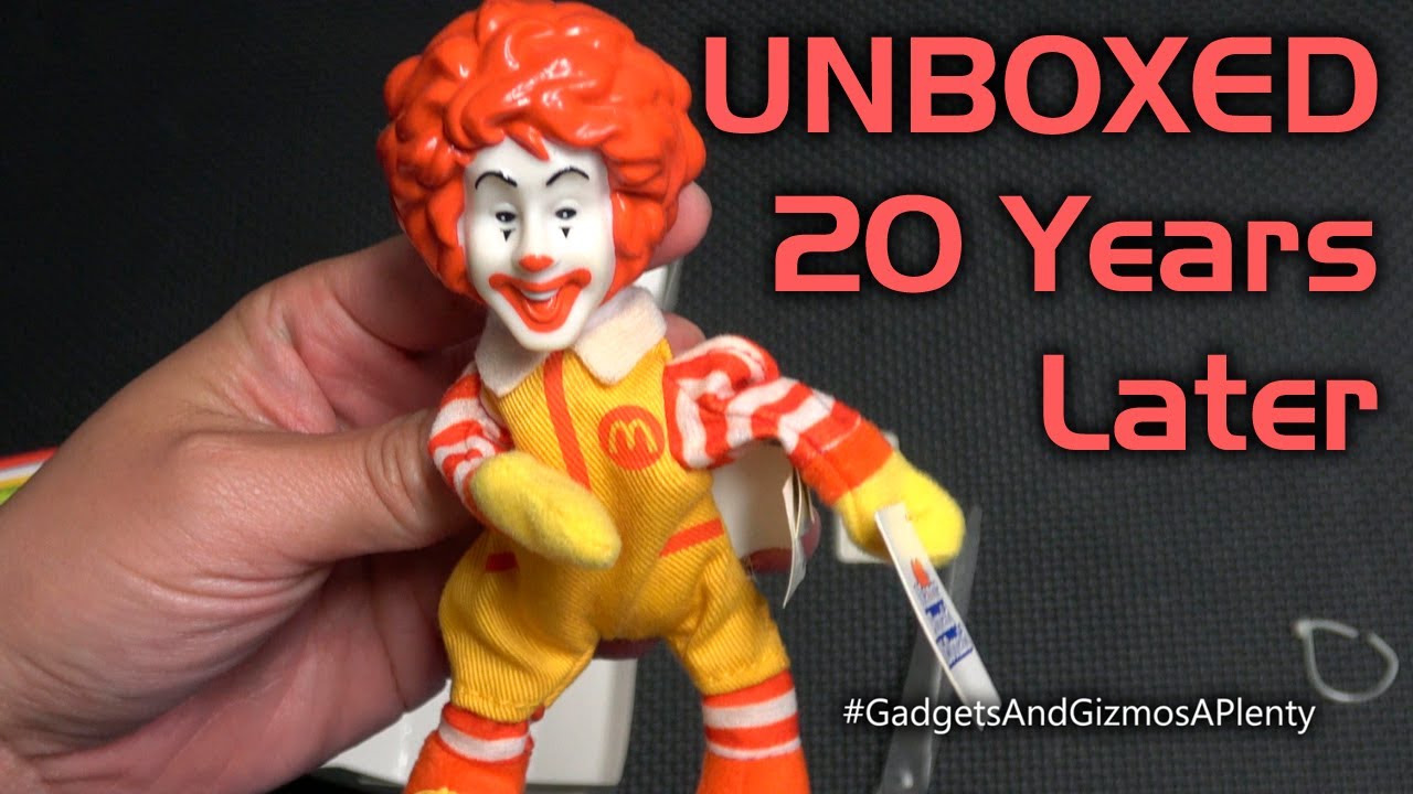 McDonald's Canada Ronald McDonald Finger Puppet Toy 20 Years Later ...