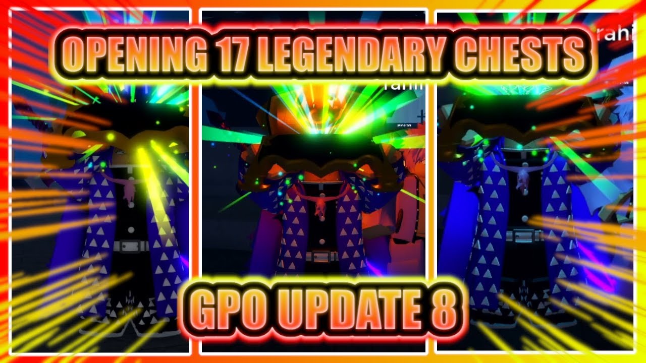 Opening 17 LEGENDARY FRUIT CHESTS In UPDATE 8 🍎 | Grand Piece Online ...