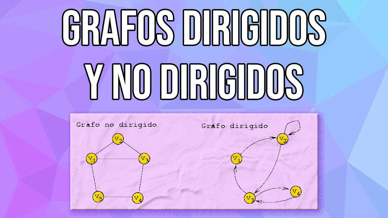 Grafo dirigido y no dirigido - YouTube