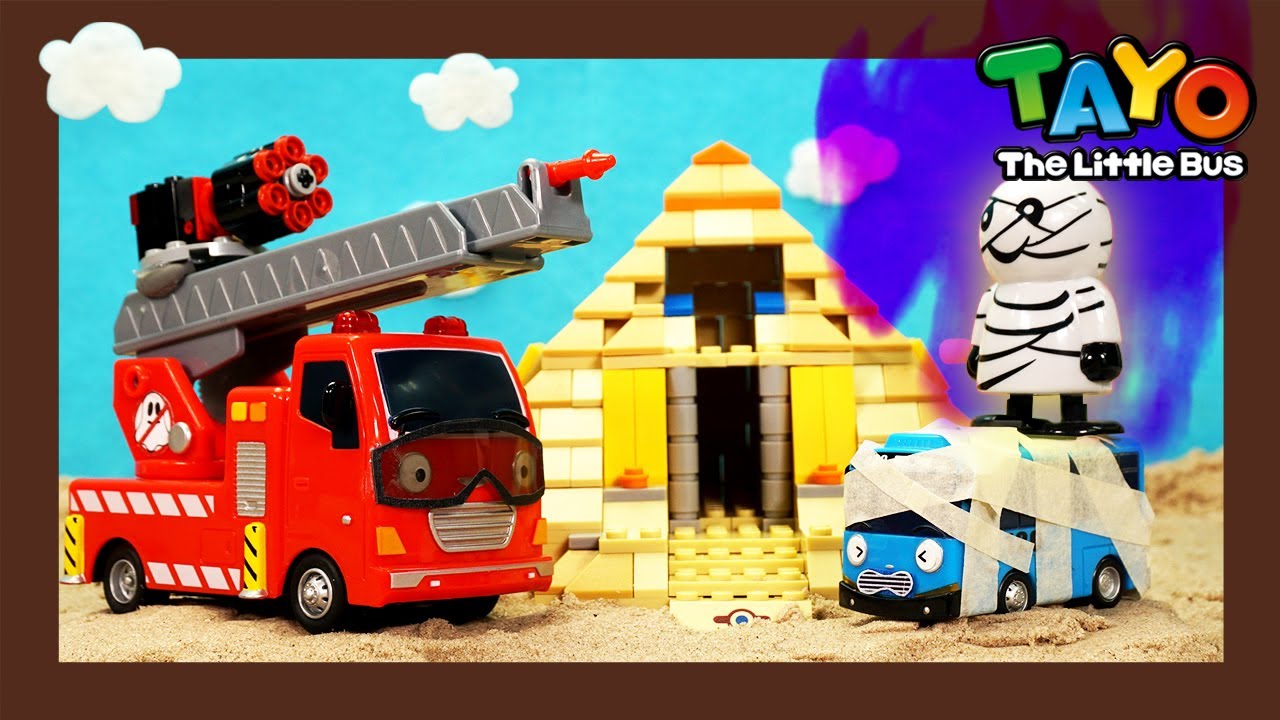 There's a mummy! Oh No! l Tayo Monster Police l Tayo the Little Bus ...