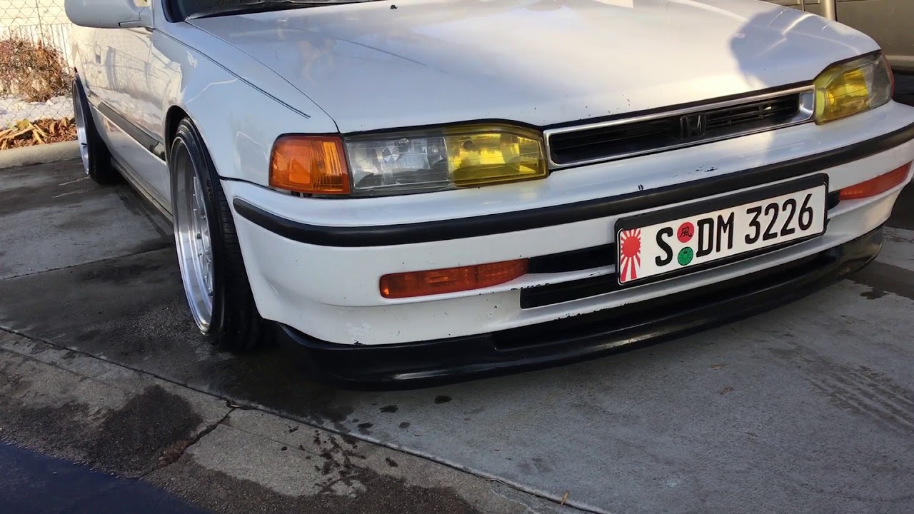 Lowered Honda Accord Cb7 Gets New Wheels - YouTube